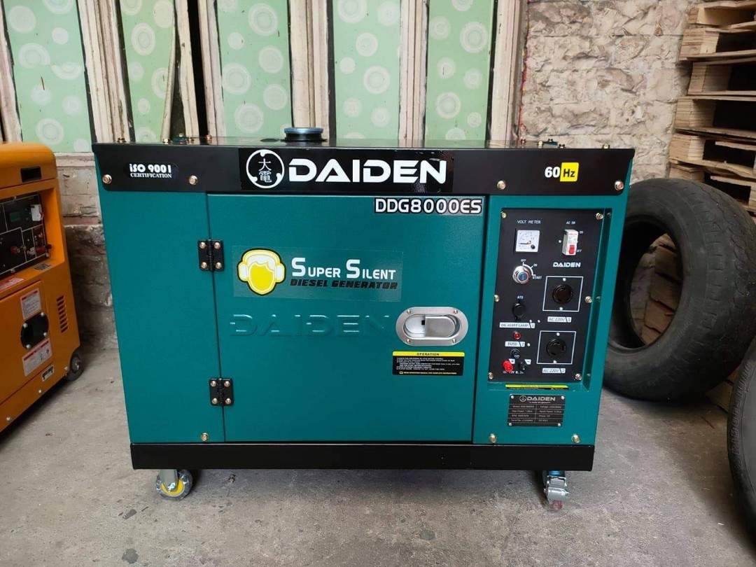 DAIDEN DIESEL GENERATOR DDG-8000ES (Brand New), Commercial & Industrial ...