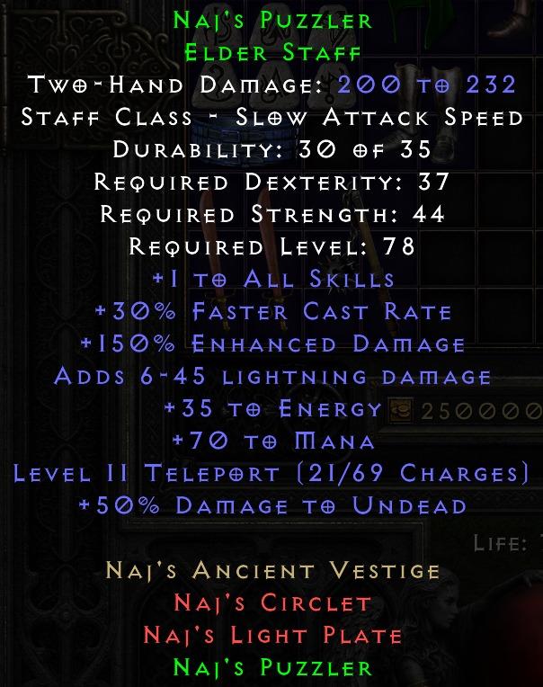 Diablo 2 Resurrected : Naj's Puzzler, Video Gaming, Video Games, Others ...