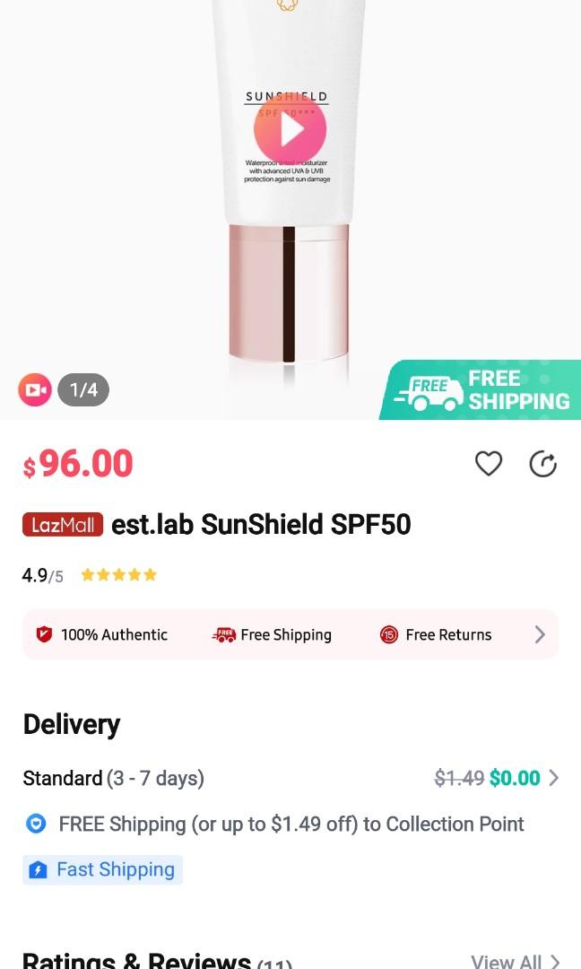 Est.Lab Sunshield SPF 50, Beauty & Personal Care, Face, Face Care on ...