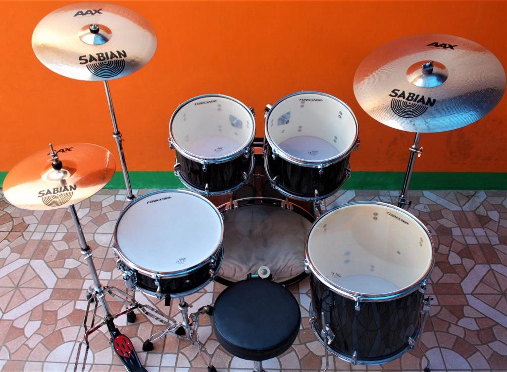 Fernando Drum Set with Sabian Cymbals, Hobbies & Toys, Music & Media ...
