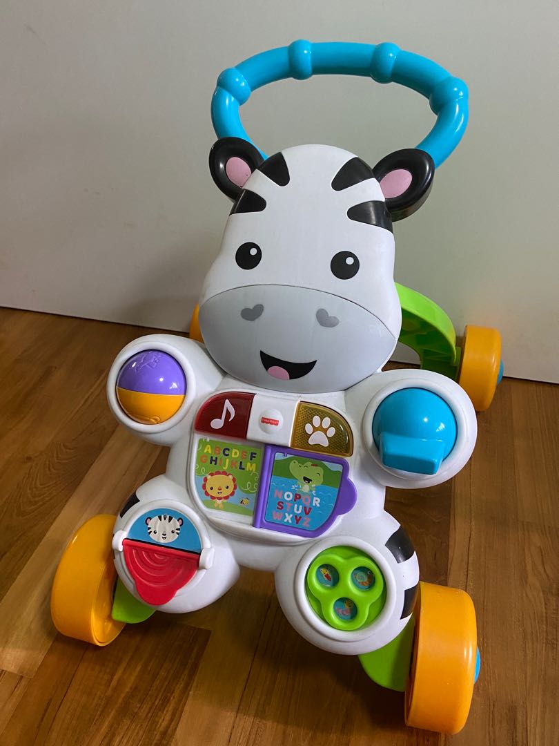Fisher Price Zebra Laugh & Learn Walker, Babies & Kids, Infant Playtime ...