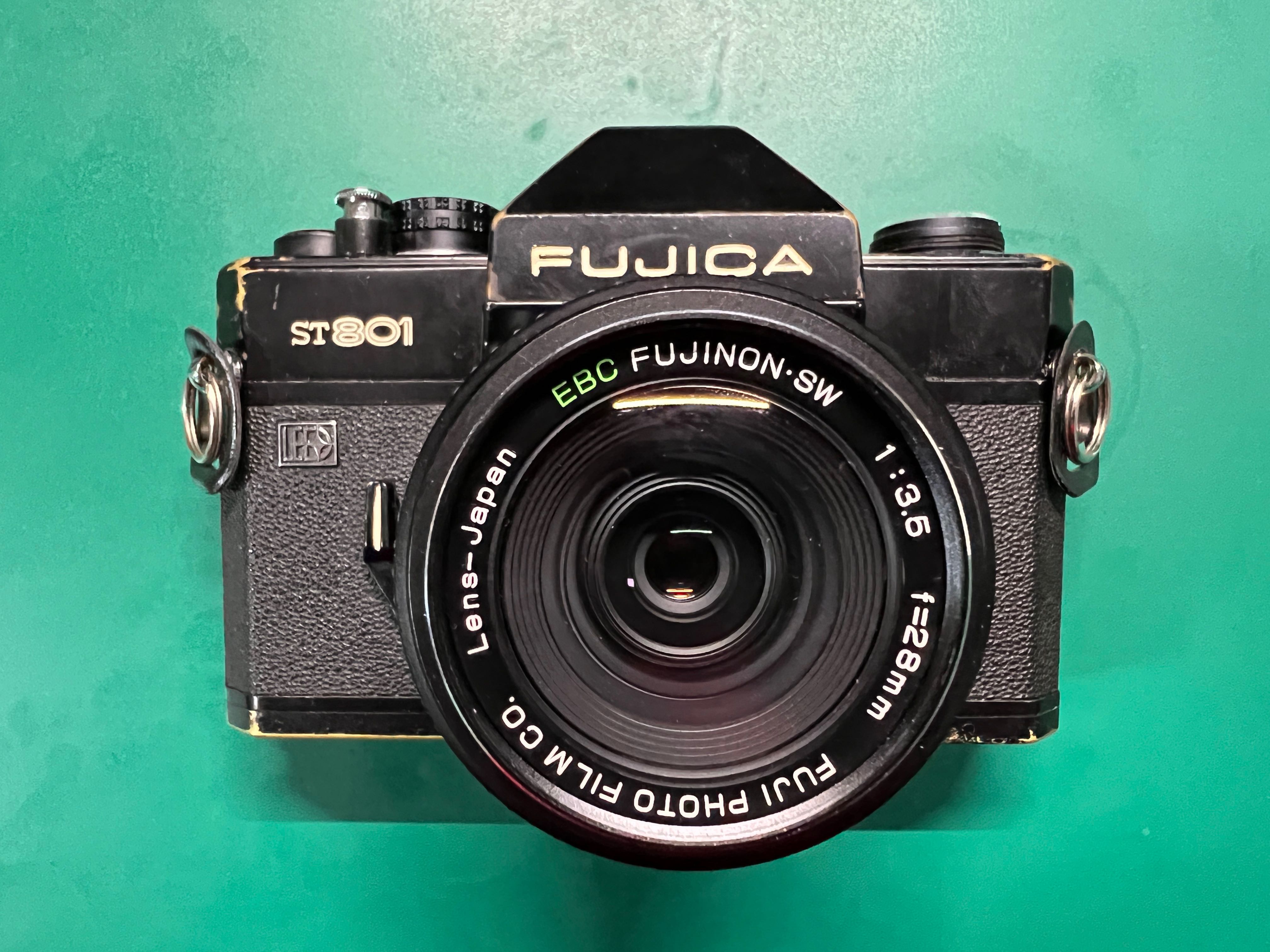 Fujica ST801 with 28mm Lens, Photography, Cameras on Carousell