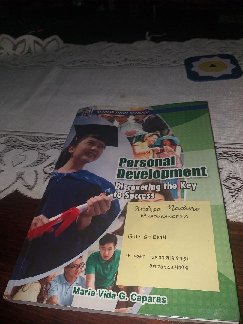 (GRADE 11 SHS) Personal Development: discovering the key to success by ...