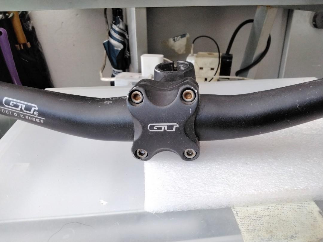 GT bar 31.6 625mm +GT stem 90mm 1.1/8, Sports Equipment, Bicycles ...