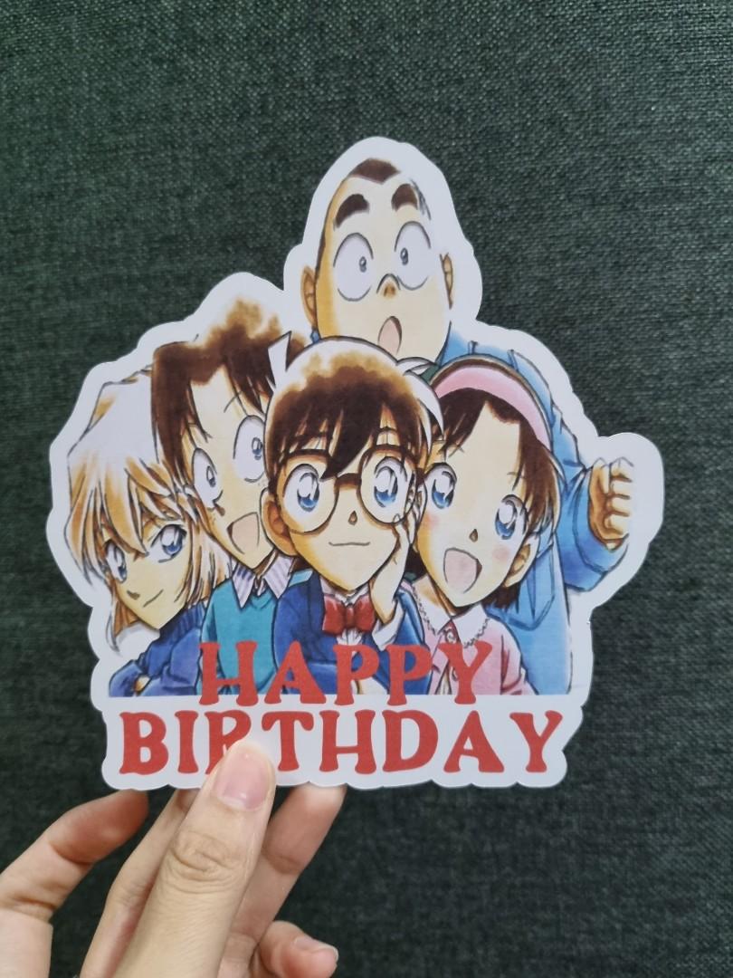 JAPANESE ANIME CUSTOMISE CAKE TOPPER DEMON SLAYER NARUTO ONE PIECE RE ...