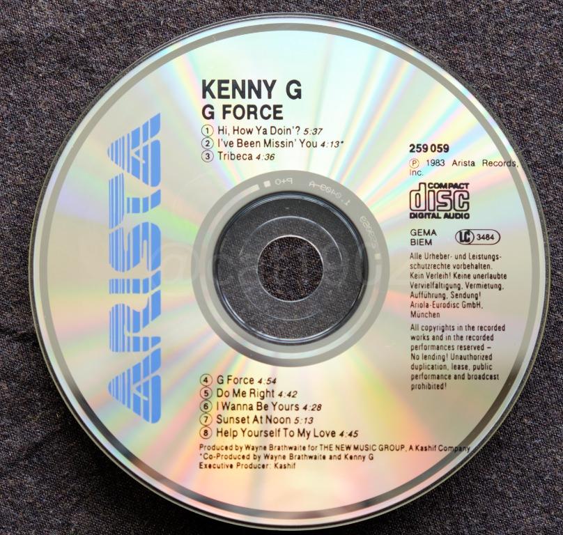 KENNY G G FORCE CD 1983 舊版, 興趣及遊戲, 音樂樂器 & 配件, 音樂與媒體 - CD 及 DVD - Carousell