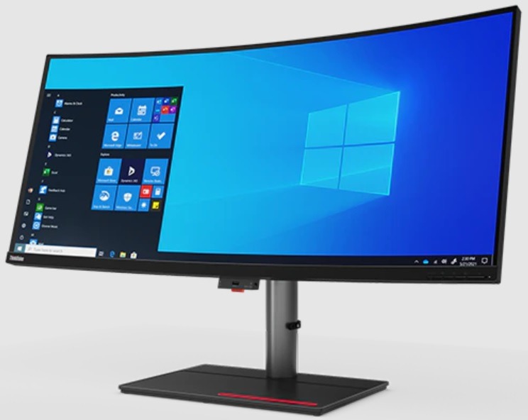 LENOVO 62C1GAR6WW ThinkVision P40w-20 39.7" Ultra-Wide Curved Monitor ...