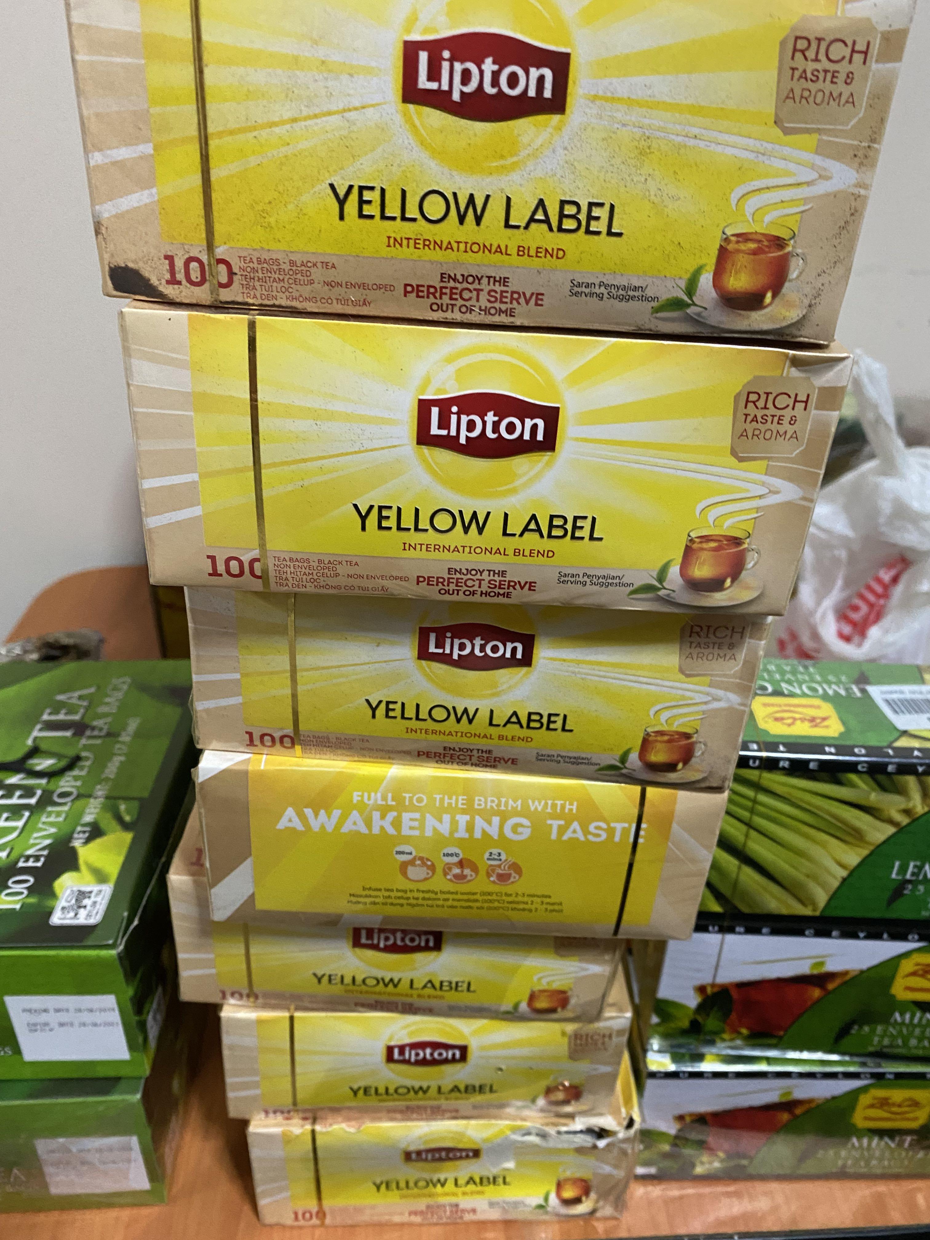Lipton tea bag 100s per box, Food & Drinks, Beverages on Carousell