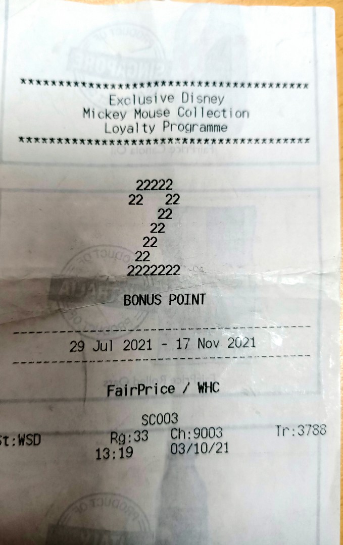 Mickey mouse collection loyalty programme, Tickets & Vouchers, Vouchers ...