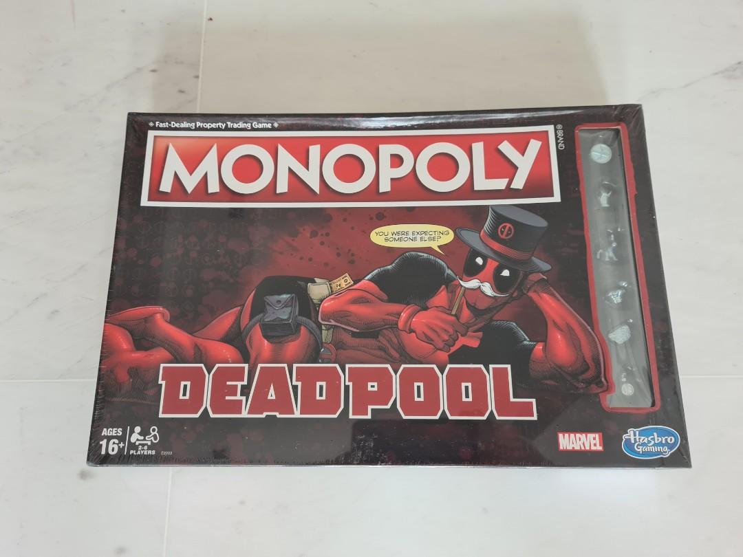 Monopoly Deadpool Edition Marvel, Hobbies & Toys, Toys & Games on Carousell
