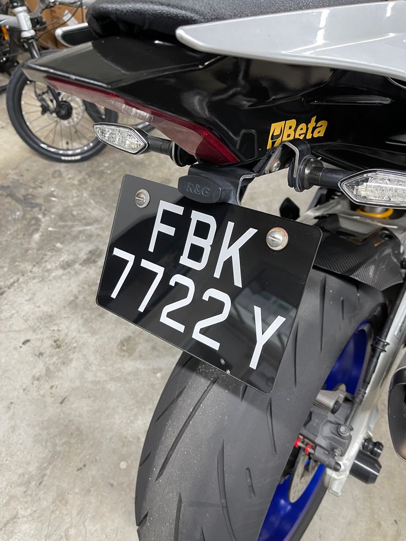Motorcycle Plate Number for Sales - FBK7722Y, Car Accessories, Car ...