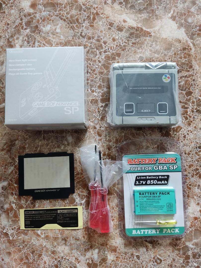 Nintendo GBA SP SHELL Gameboy Advance SP Shell SUPER FAMICOM with Box ...