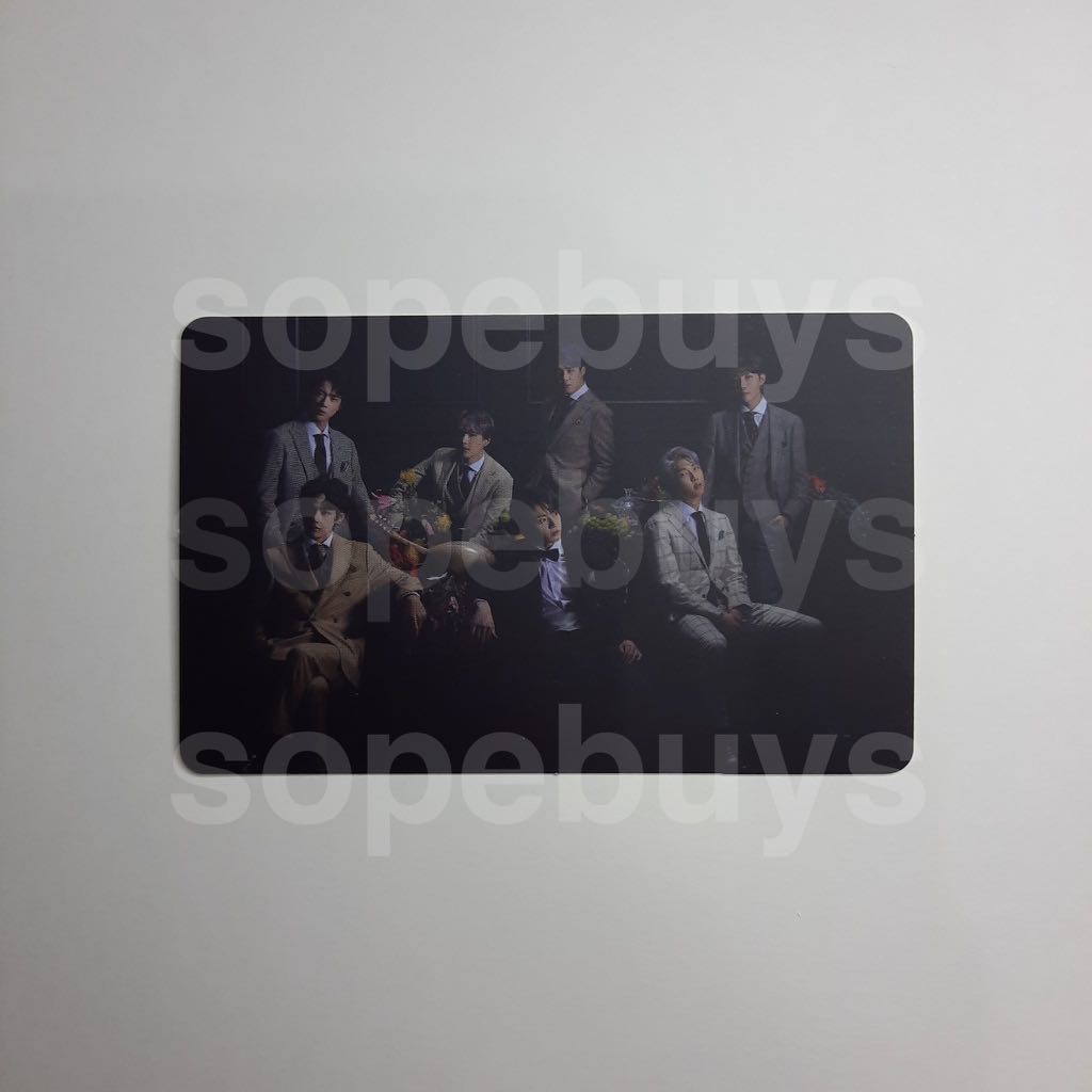 Official BTS MOTS: 7 Map of the Soul 7 Group OT7 V3 Photocard PC ...