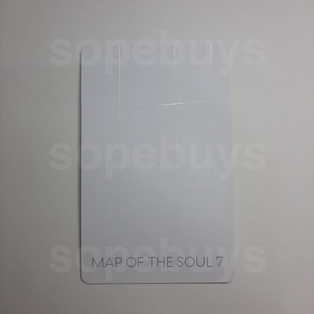 Official BTS MOTS: 7 Map of the Soul 7 Group OT7 V3 Photocard PC ...