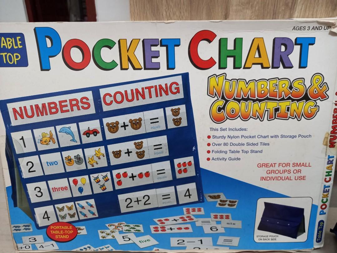 Pocket chart numbers and counting, Babies & Kids, Infant Playtime on ...