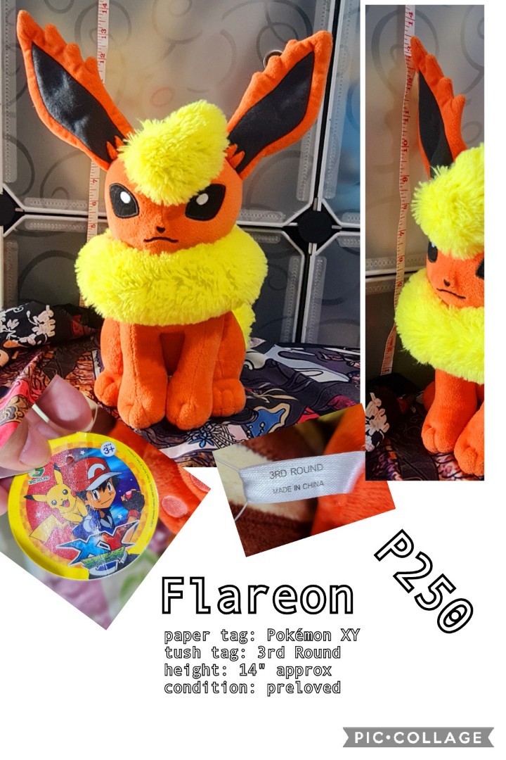 Pokemon Flareon plush, Hobbies & Toys, Toys & Games on Carousell