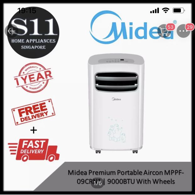 Portable Aircon, TV & Home Appliances, Air Conditioners & Heating on ...