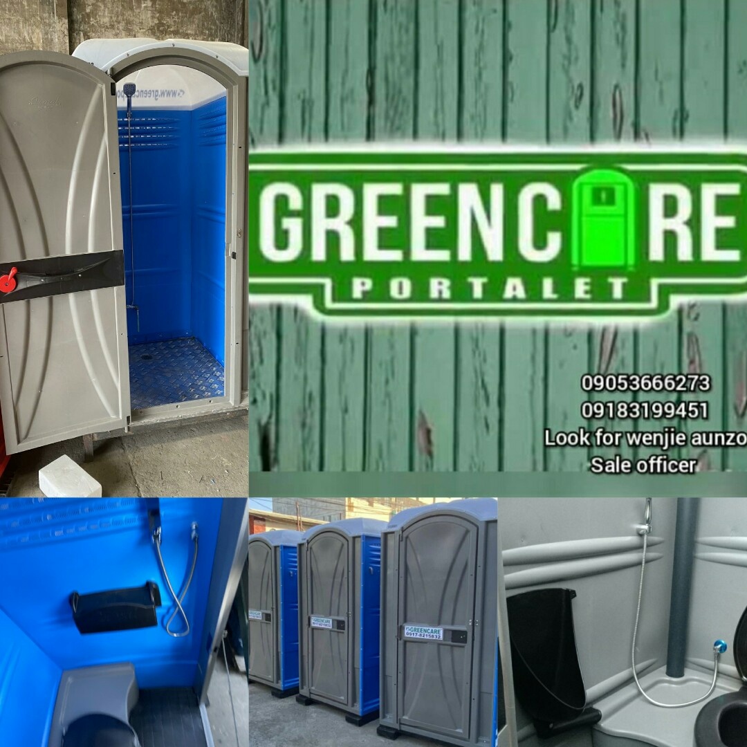 Portable toilet Portalet and Portable shower, Furniture & Home Living ...