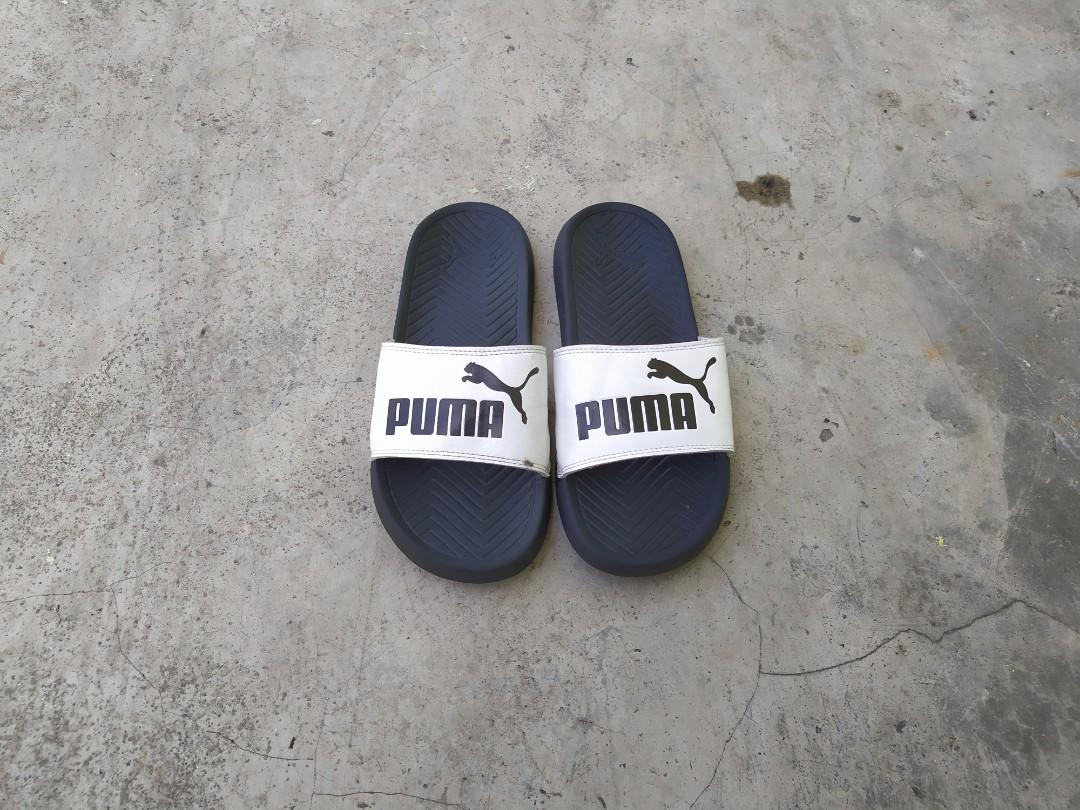 Puma Slides, Men's Fashion, Footwear, Flipflops and Slides on Carousell