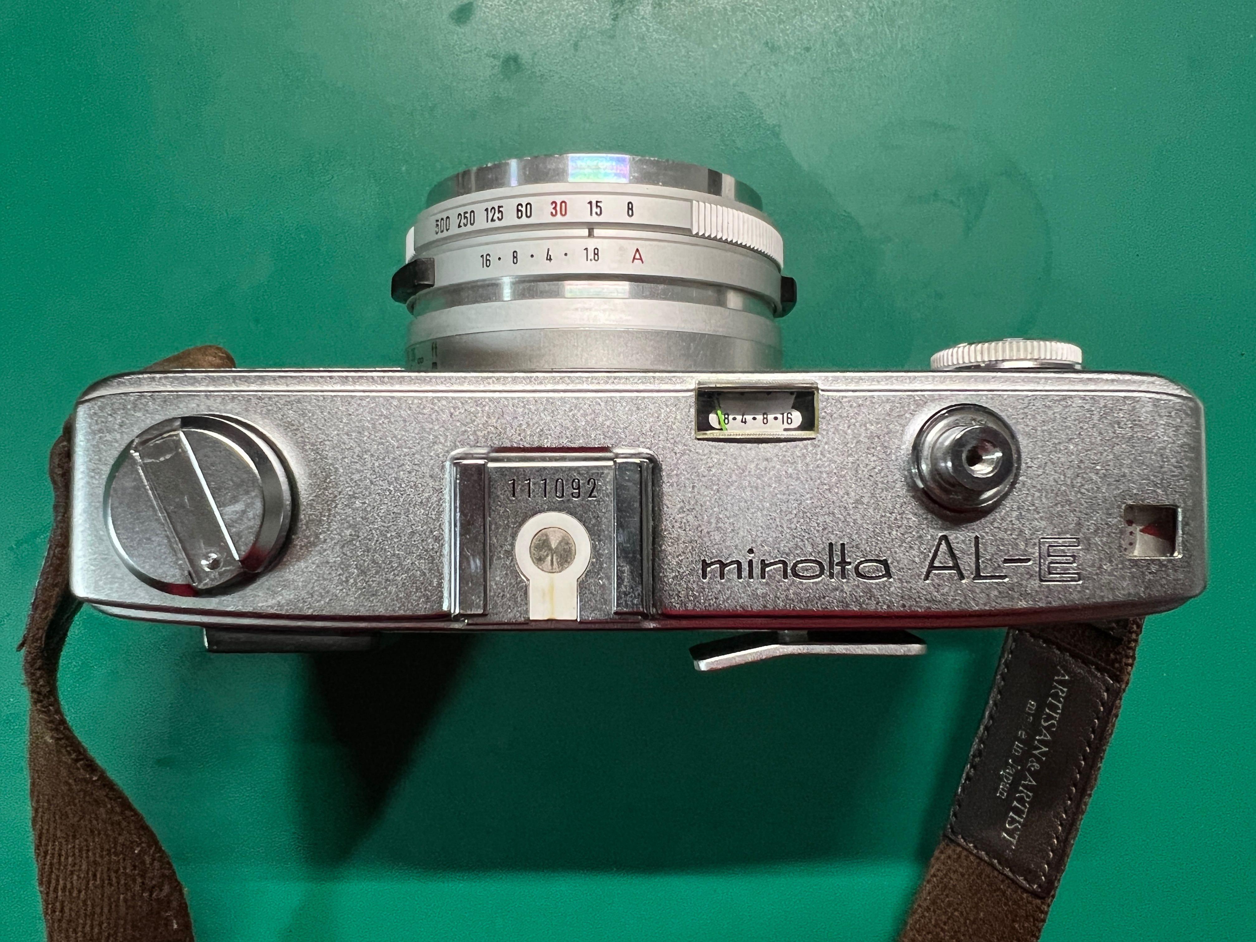 RARE Minolta AL-E Rangefinder Film Camera, Photography, Cameras on ...