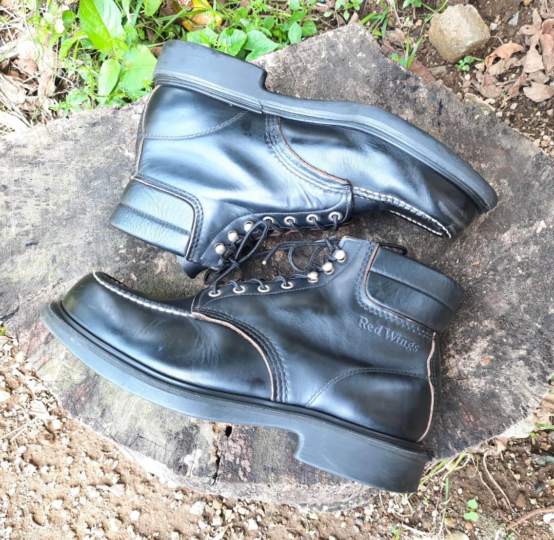 Red Wing 8133 Japan Exclusive Supersole Black Redwing, Men's Fashion ...