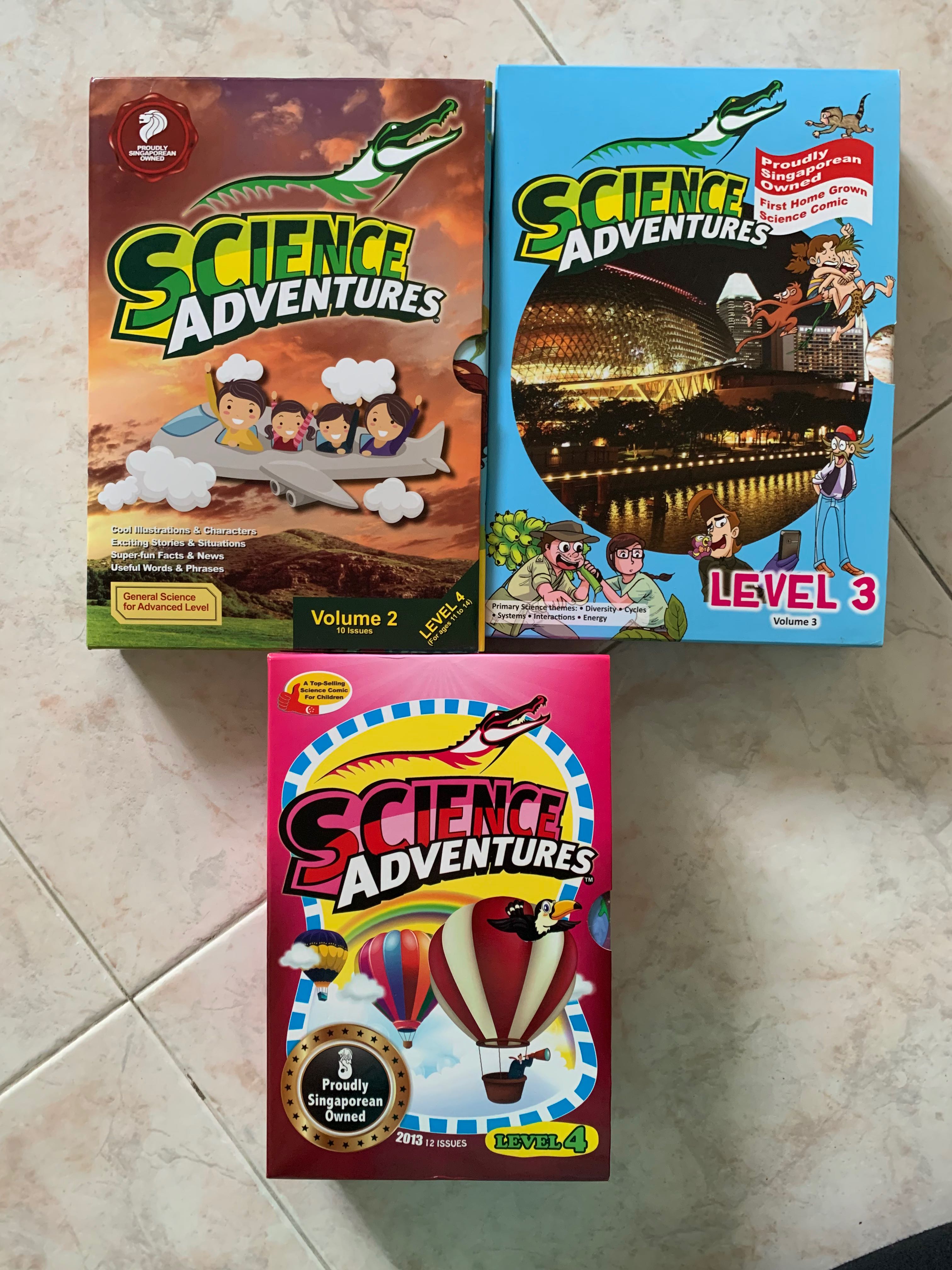 Science Adventure - 3 sets, Hobbies & Toys, Books & Magazines ...