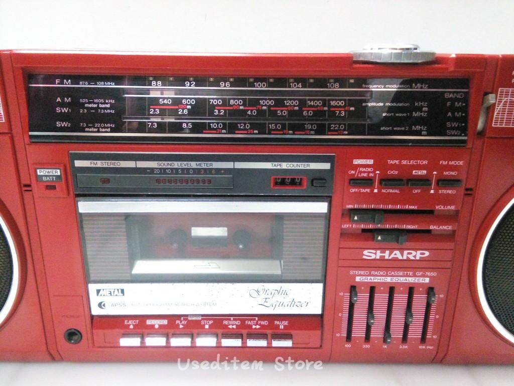 Sharp Radio Cassette Model GF-7650, Audio, Portable Music Players on ...