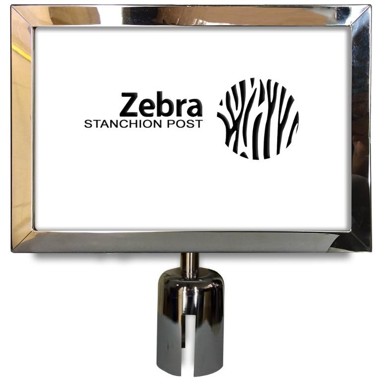 Signage stanchion post signage sign A4 size, Commercial & Industrial ...