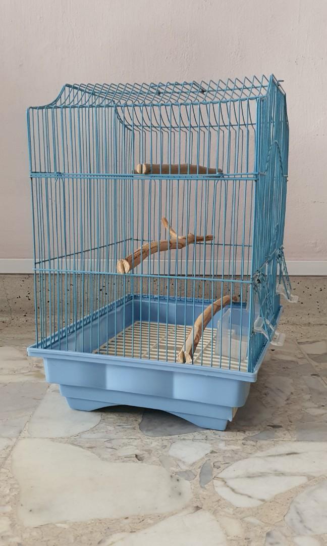 Small Blue Bird Cage, Pet Supplies, Homes & Other Pet Accessories on ...