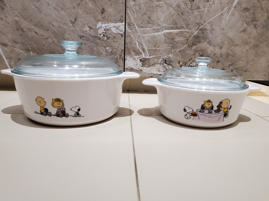 Snoopy cooking pot (2 sizes), Furniture & Home Living, Kitchenware ...