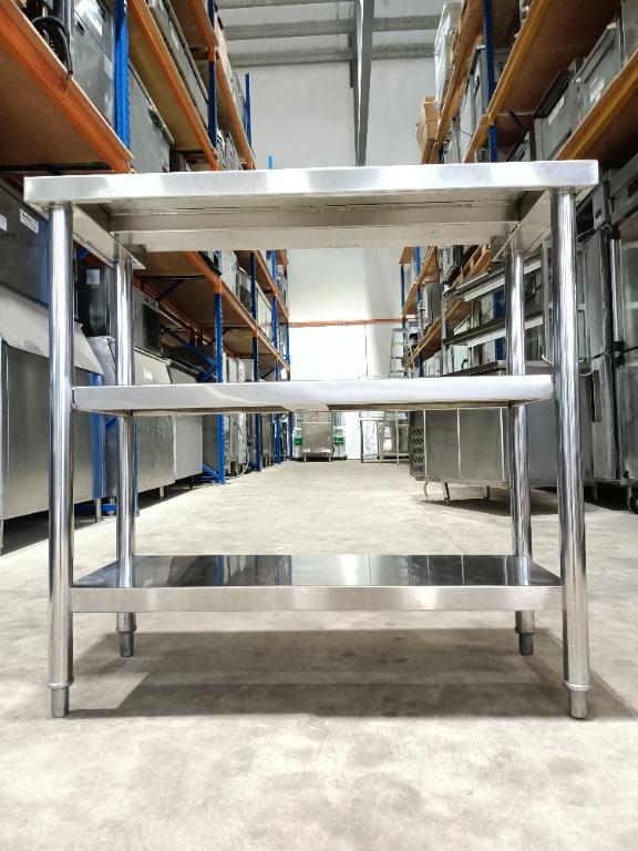 Stainless steel 3 tier work table on Carousell