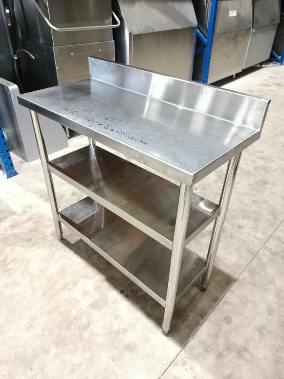 Stainless steel 3 tier work table on Carousell