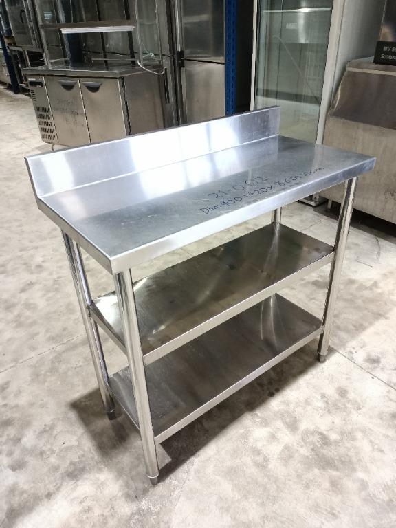 Stainless steel 3 tier work table on Carousell