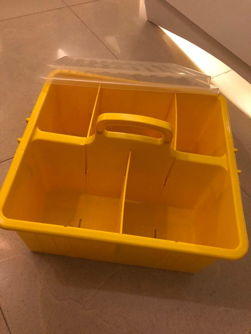 Storage box with segregation, Furniture & Home Living, Home Improvement ...