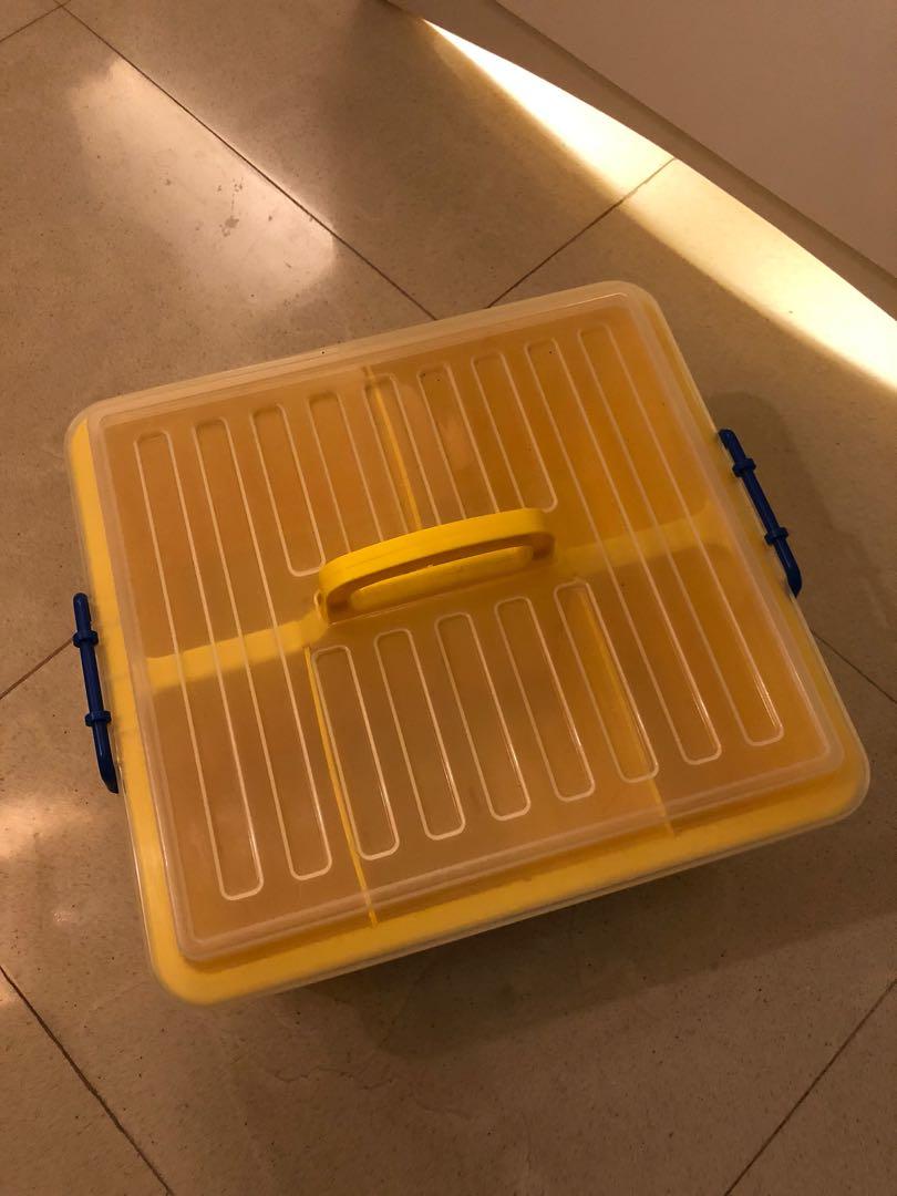 Storage box with segregation, Furniture & Home Living, Home Improvement ...