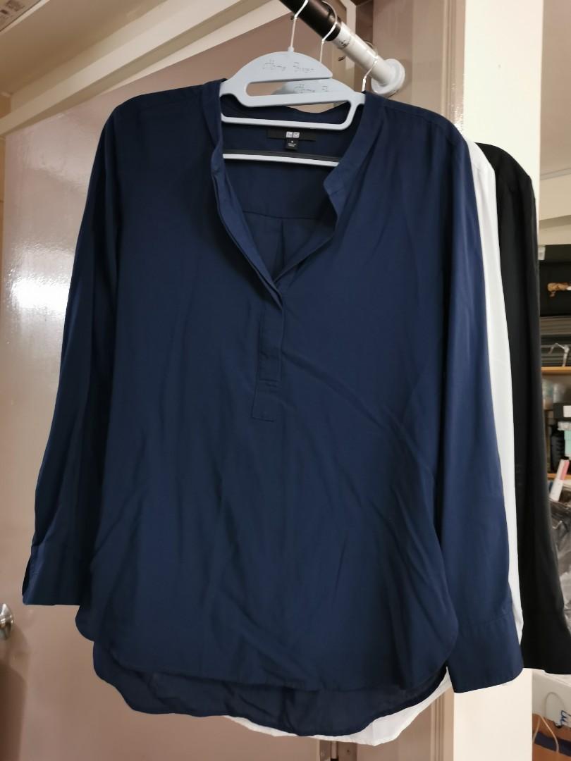 Uniqlo basics, Women's Fashion, Tops, Blouses on Carousell
