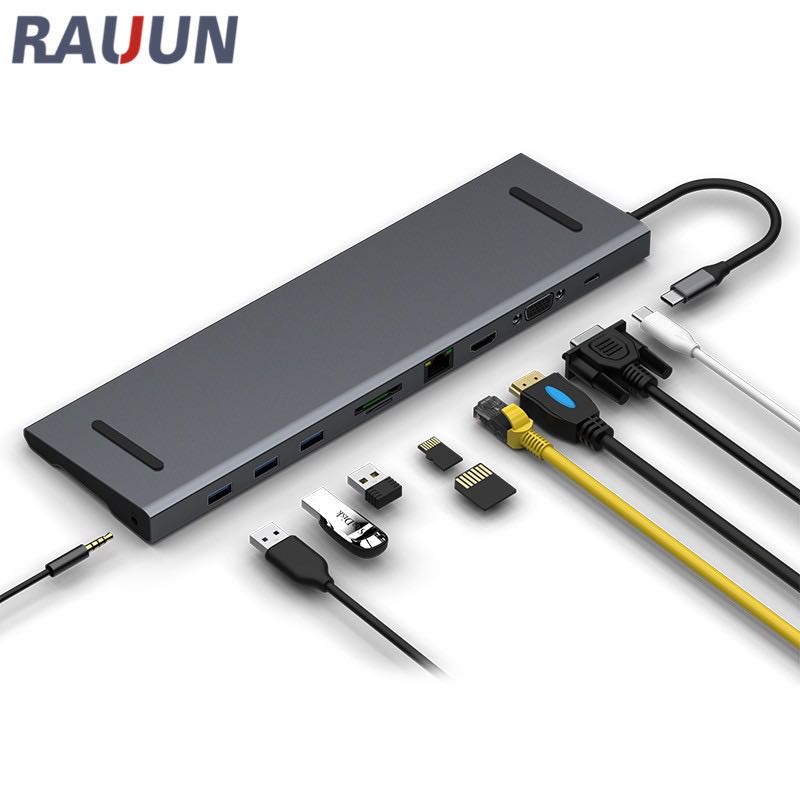 USB Type C Laptop Notebook 11 in 1 Docking Station, Computers & Tech ...