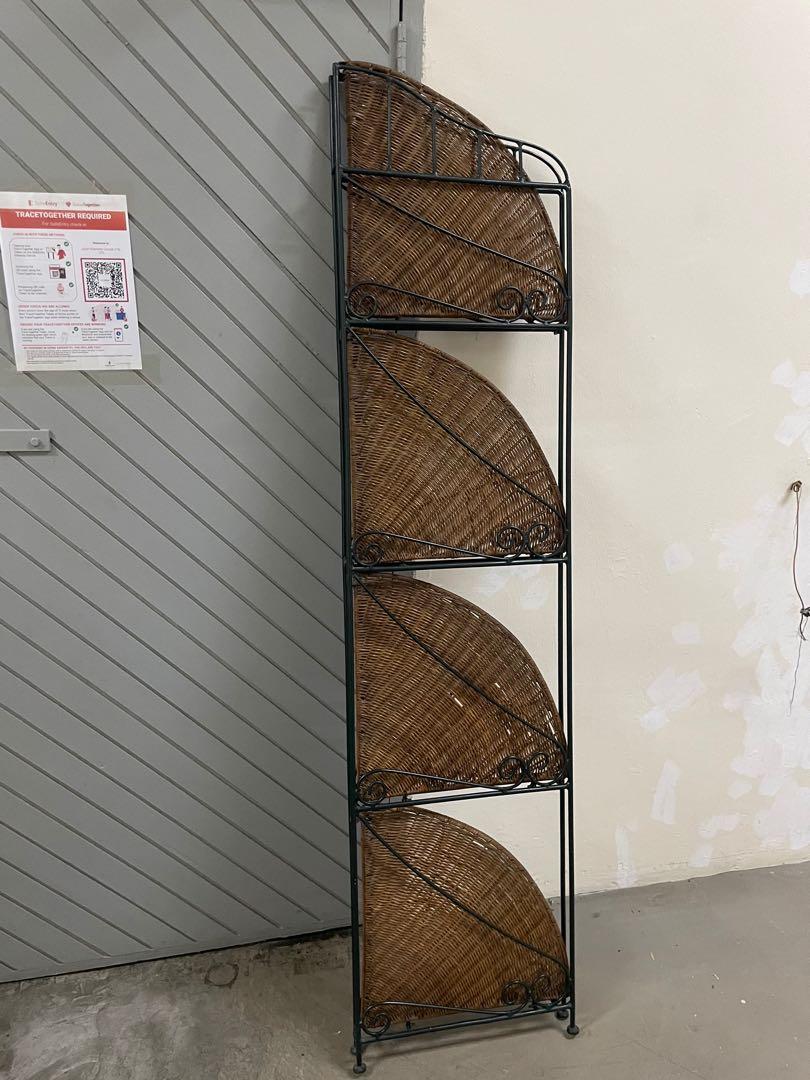 Vintage wrought iron rack, Furniture & Home Living, Furniture, Shelves ...