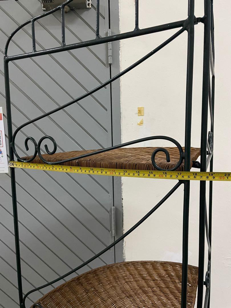 Vintage wrought iron rack, Furniture & Home Living, Furniture, Shelves ...