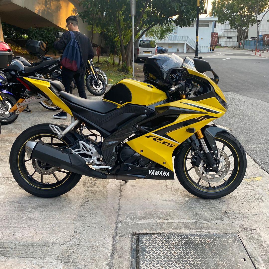 Yamaha R15 V3, Motorcycles, Motorcycles for Sale, Class 2B on Carousell