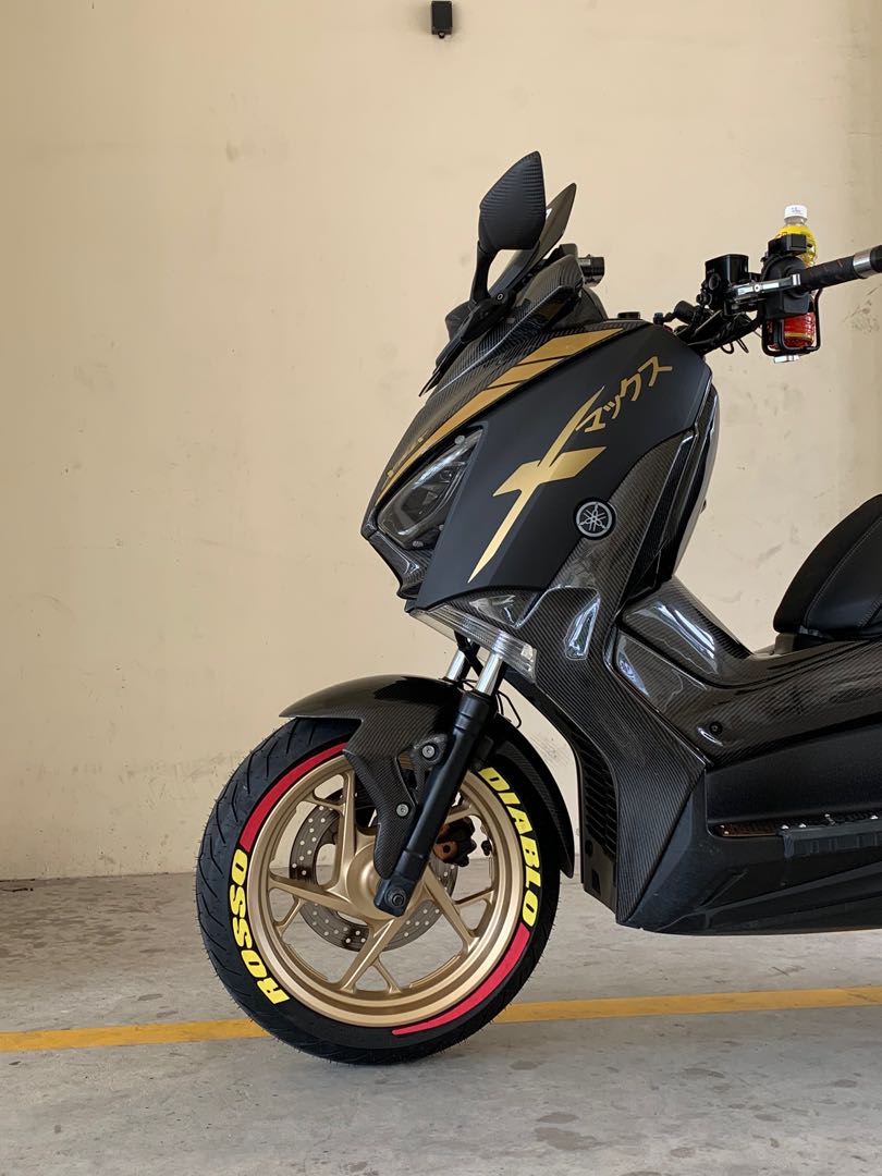 Yamaha xmax 300 Tyre bomb / tyre lettering / tyre tag / tire lettering ...