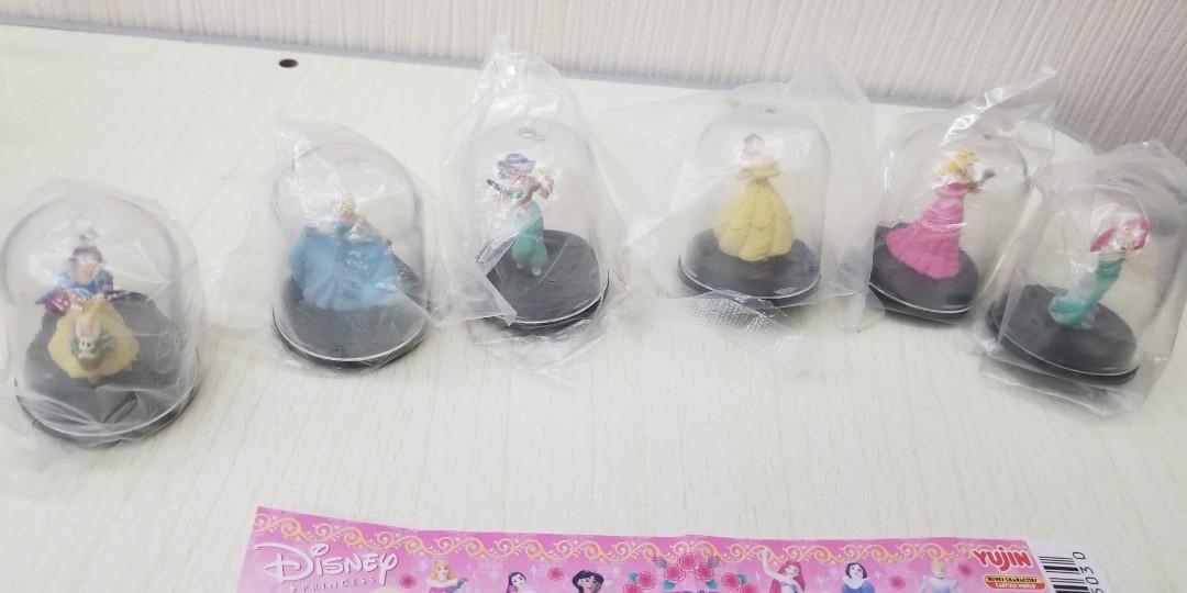 Yujin 公主 扭蛋 disney re ment rement + 4款 公主 扭蛋, 興趣及遊戲, 玩具 & 遊戲類 - Carousell