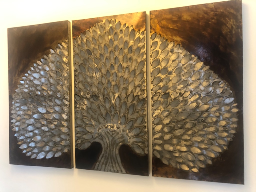 Metal 3D Tree Wall Decor , Furniture & Home Living, Home Decor, Wall ...