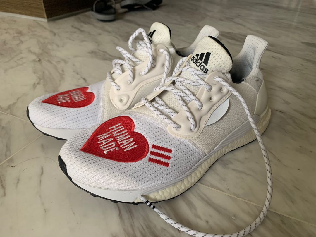Adidas Human Made Pharrell NMD Hu Love, Men's Fashion, Footwear ...