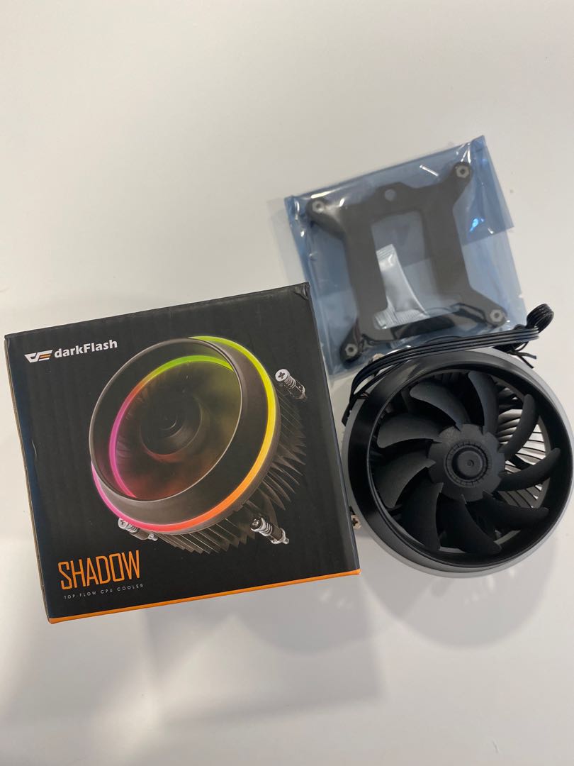 Aigo DarkFlash Shadow CPU cooler (for Intel LGA 115x), Computers & Tech, Parts & Accessories ...