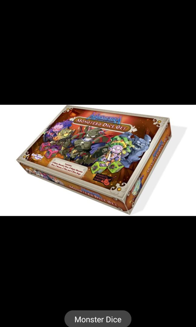 Masmorra Dungeon Of Arcadia Monster Dice(見圖一及圖二共12粒骰淨骰）, 興趣及遊戲, 玩具 & 遊戲 ...