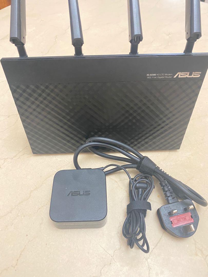 Asus AC68U 4G LTE Modem (Sim card), 電腦 ＆ 平板電腦, 電腦周邊產品, Wifi及上網相關產品 ...