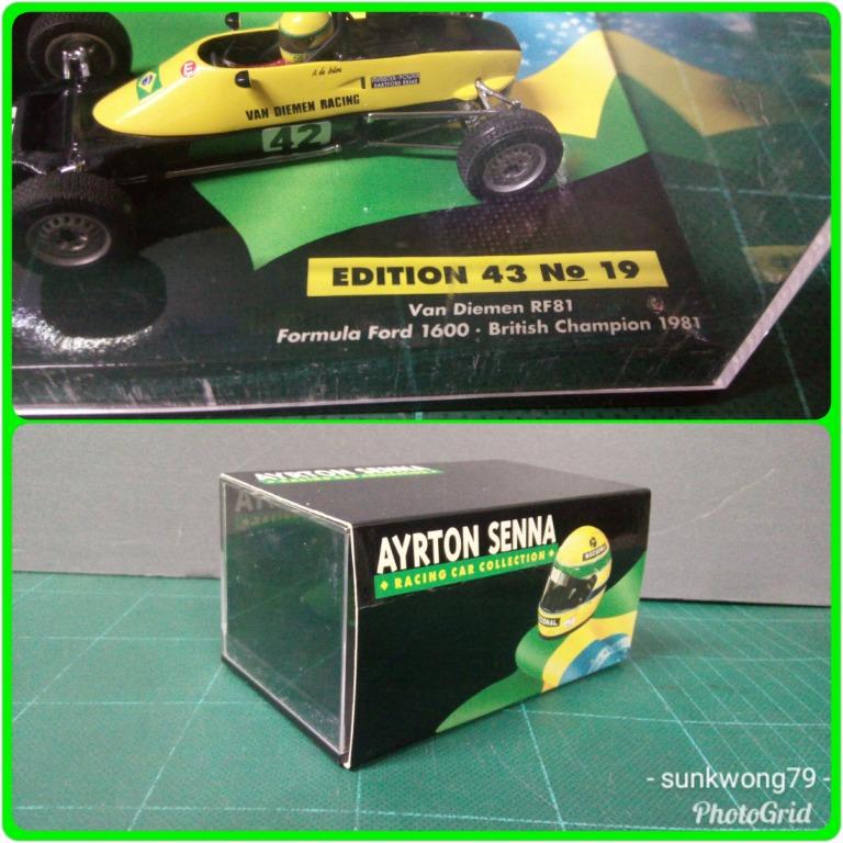 AYRTON SENNA RACING CAR COLLECTION Van Diemen RF Formula Ford 1600 ...