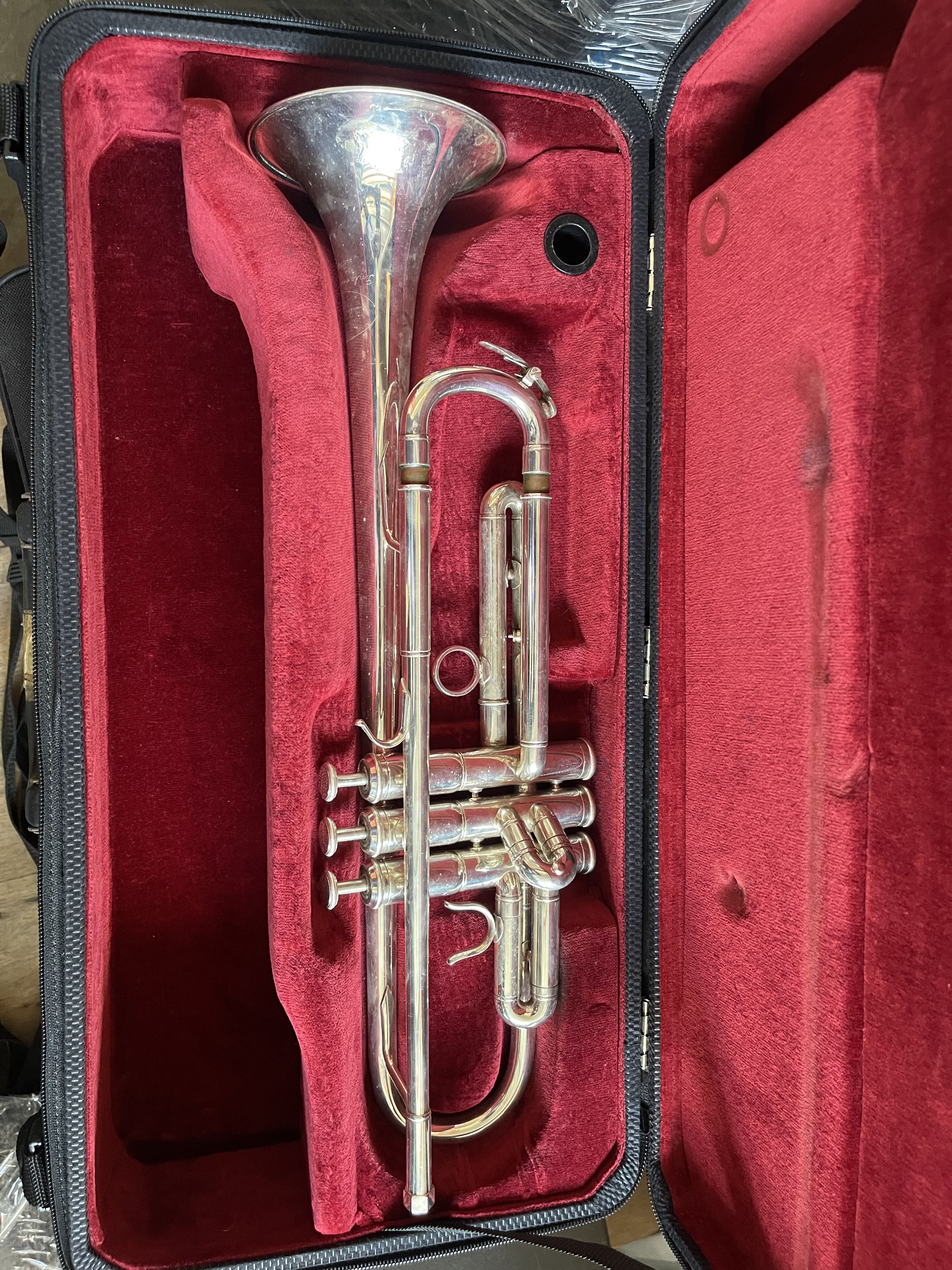 BESSON TRUMPET, Hobbies & Toys, Music & Media, Musical Instruments on ...