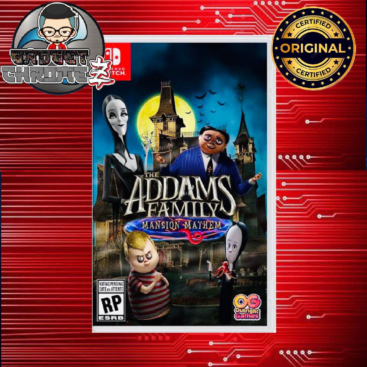 BRANDNEW | The Addams Family Mansion Mayhem | Nintendo Switch, Video Gaming, Video Games ...